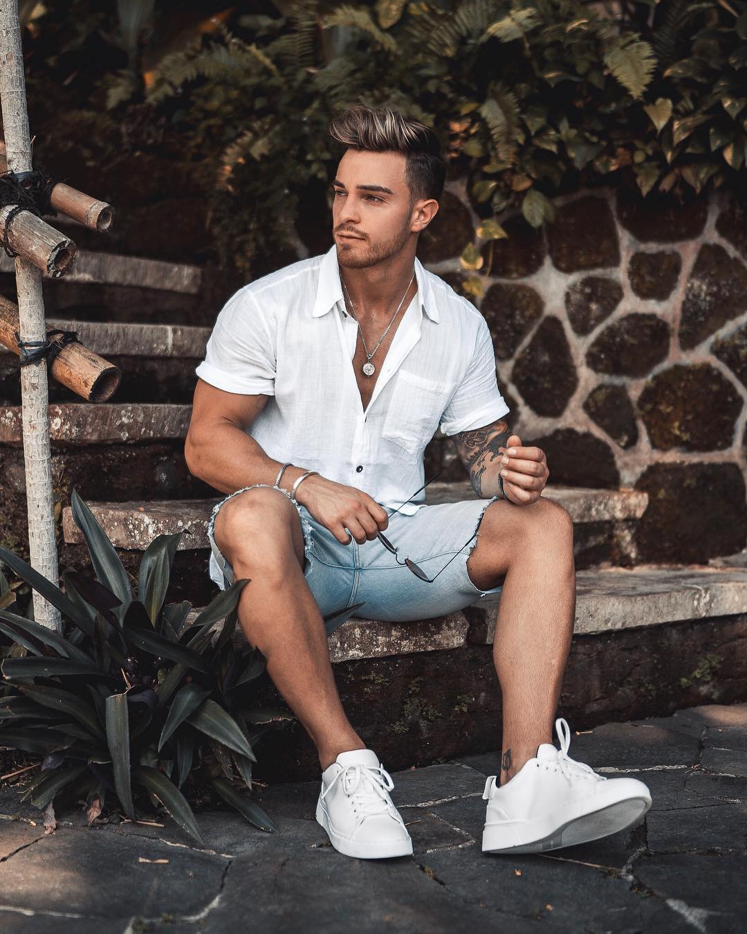 30 uber-cool denim shorts outfits for men - vogueymen.com