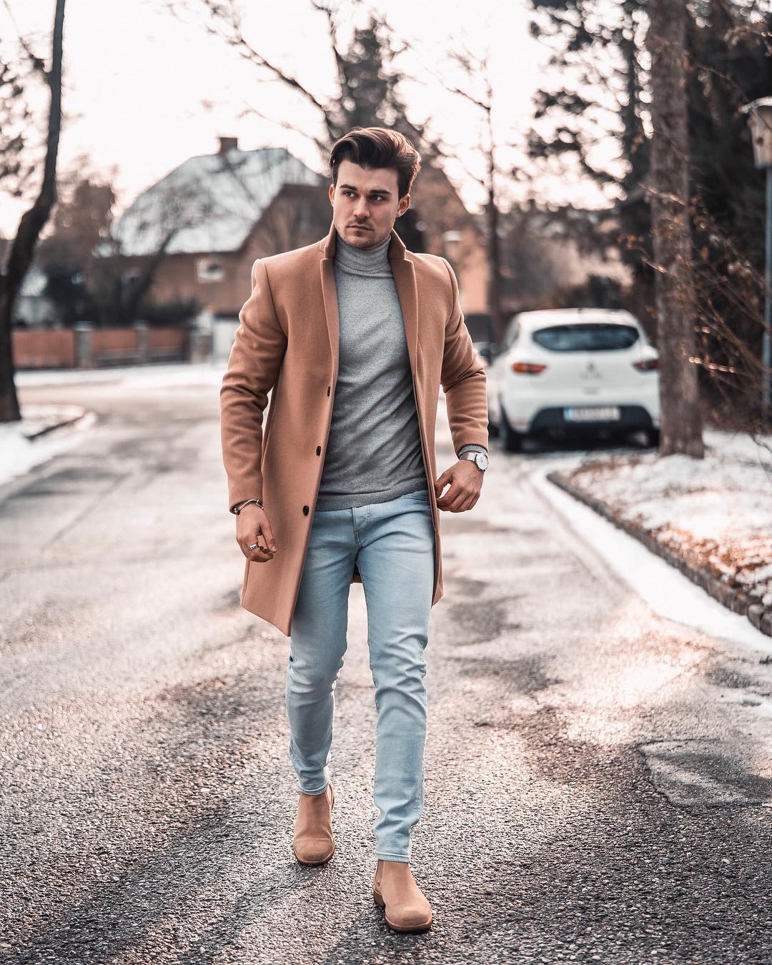 30 ultra-chic camel topcoat outfit ideas for men - vogueymen.com