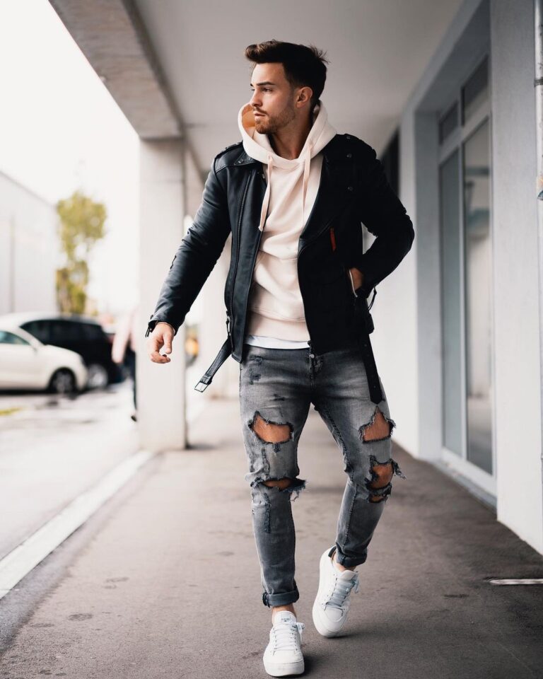 25 super-distressed and extreme-ripped jeans outfits for guys ...