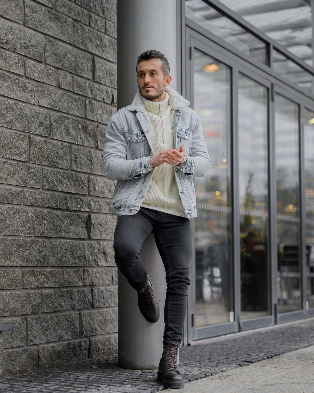 How to style double denim? 25 stylish double denim outfit ideas for men ...