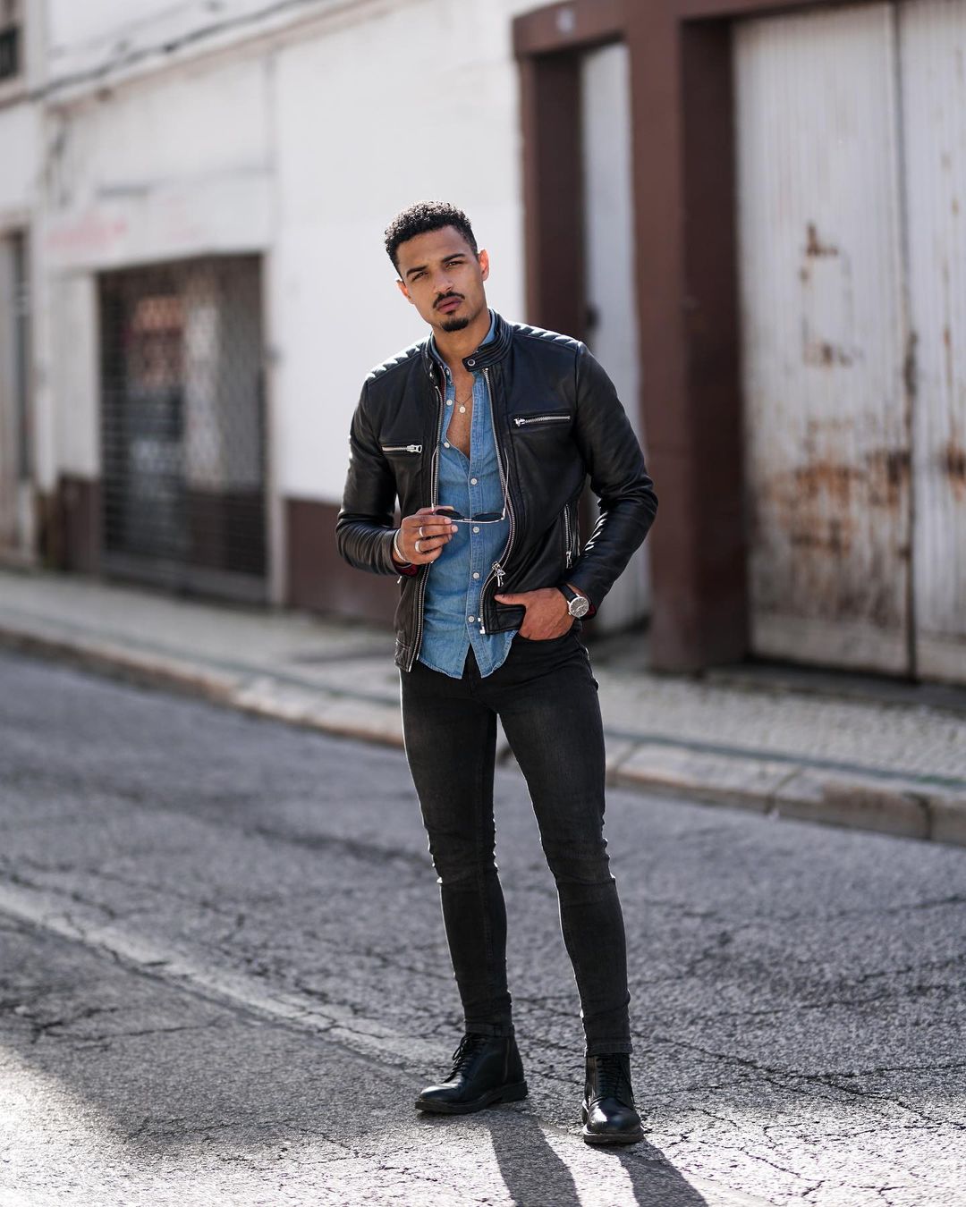35 denim shirt outfit ideas for men. - vogueymen.com