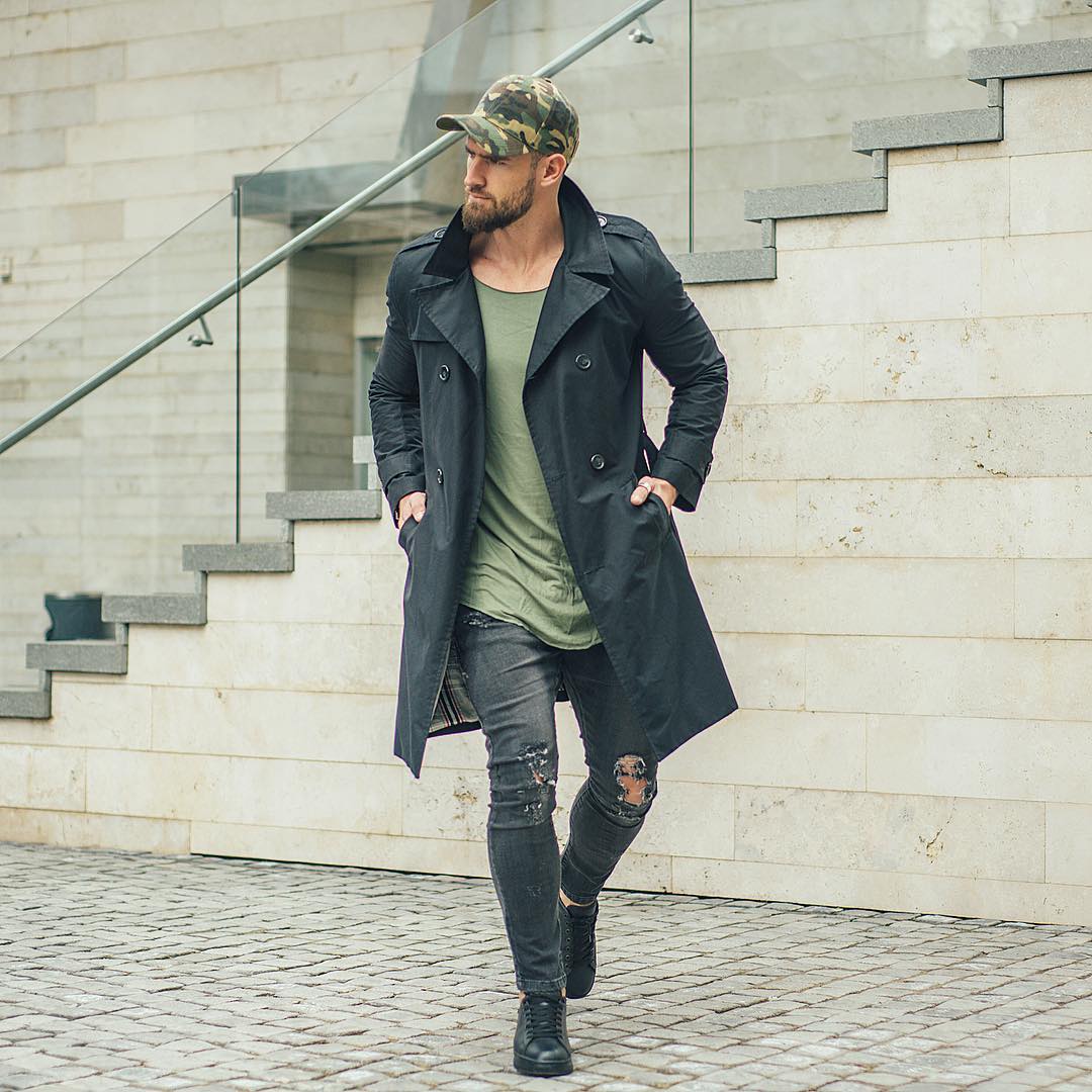 30 men's outfits with baseball caps for winter. - vogueymen.com