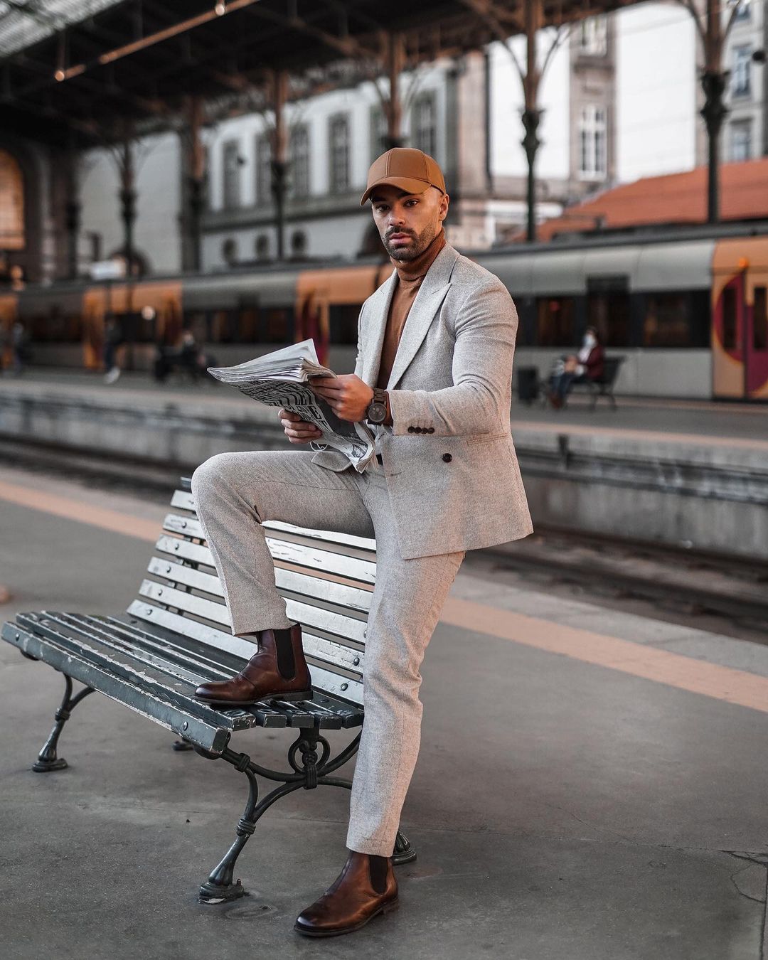 30 men's outfits with baseball caps for winter. - vogueymen.com