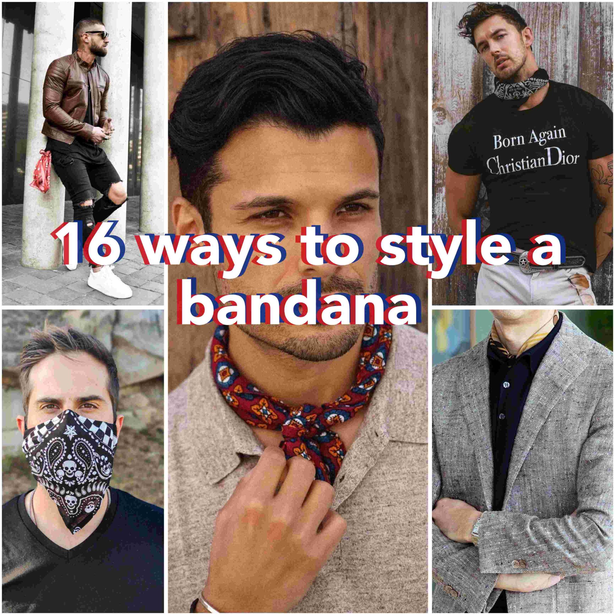 16 different ways to style a bandana. - vogueymen.com