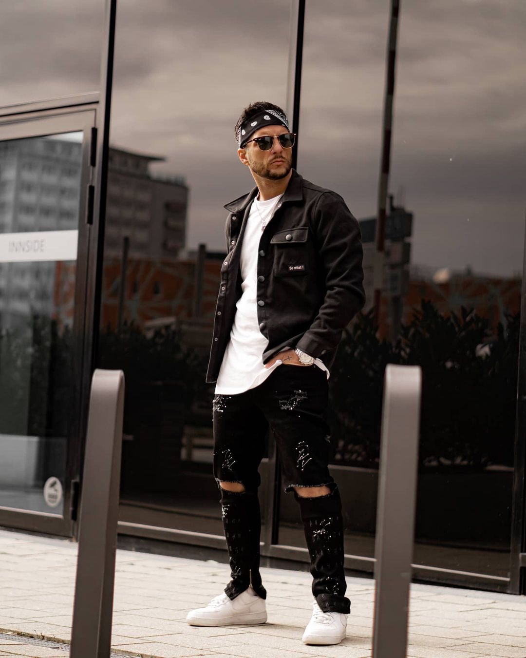 Mens Outfits With Bandana at Timothy Bottom blog