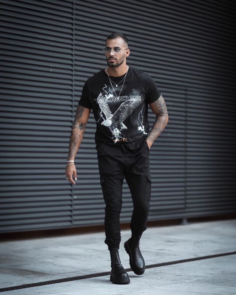 45 edgy and elegant all-black outfit ideas for men - vogueymen.com