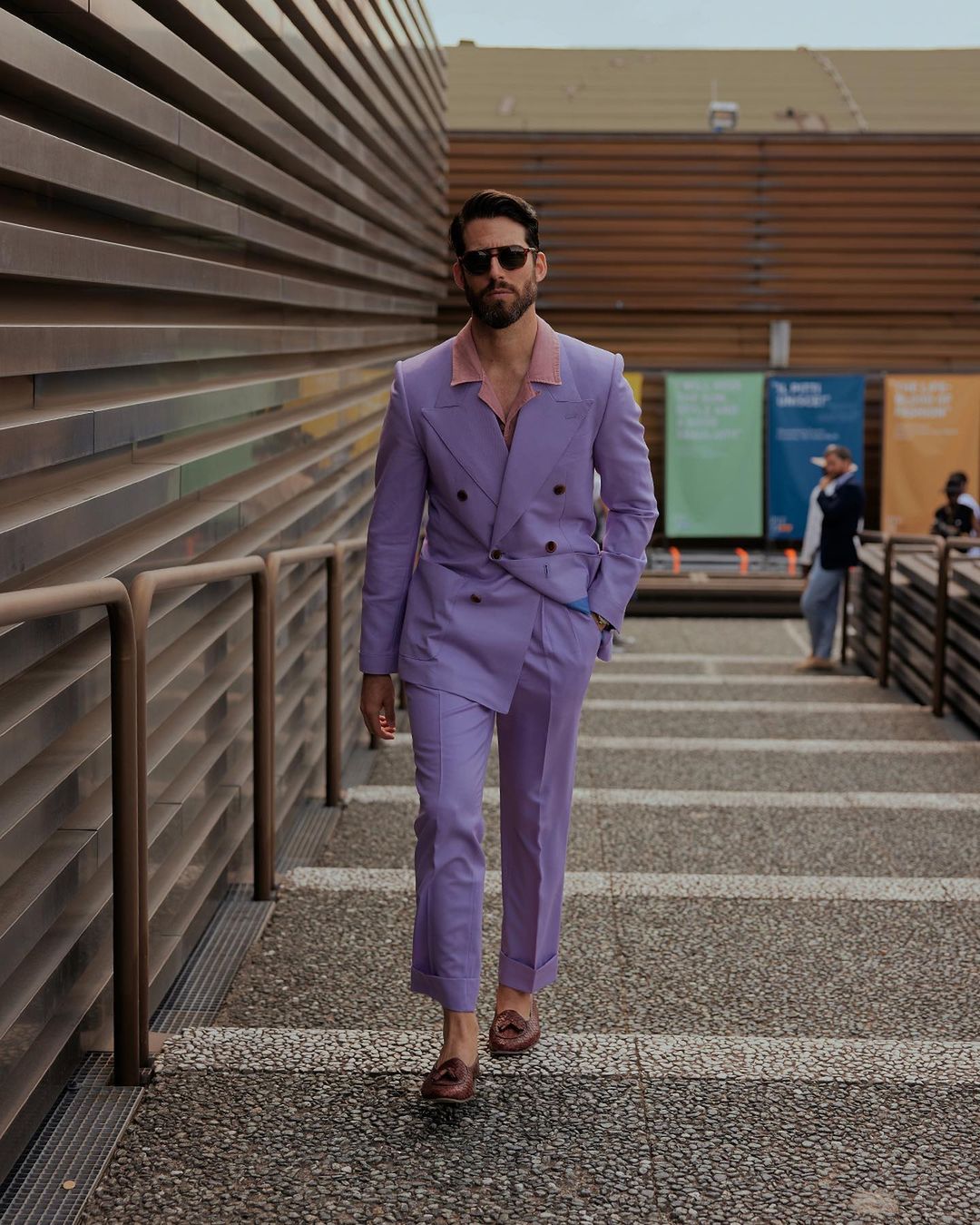 How to style a suit without a tie? 55 smart casual suits without ties ...