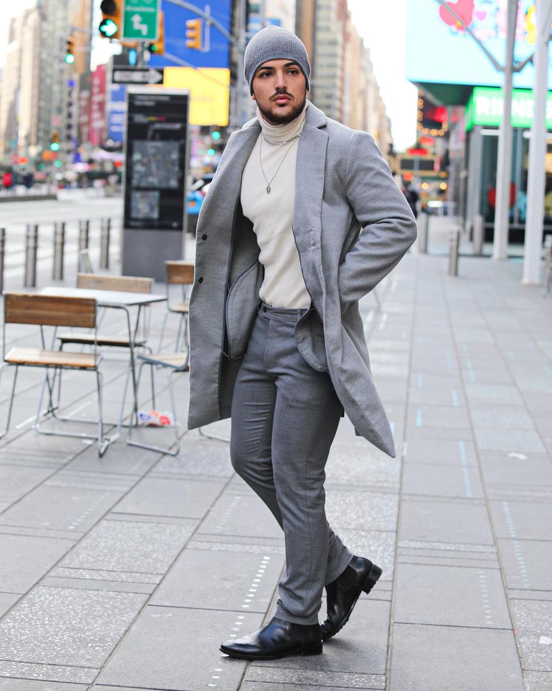 How to wear a grey overcoat? 30 voguish gray overcoat outfits ...