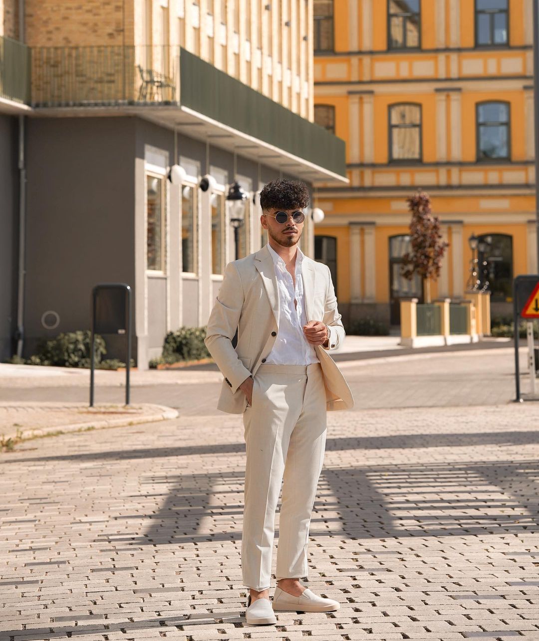 How to style a suit without a tie? 55 smart casual suits without ties ...