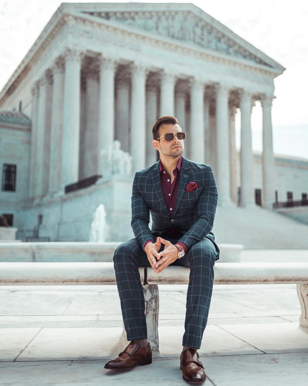 How to style a suit without a tie? 55 smart casual suits without ties ...