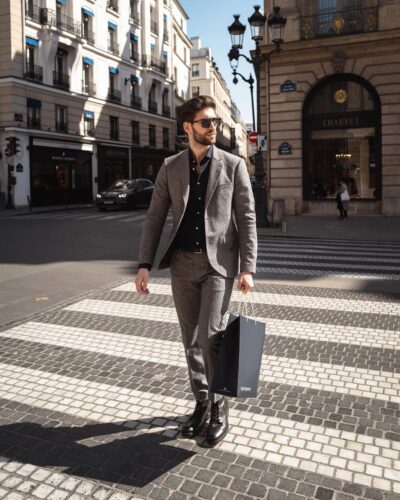 How to style a suit without a tie? 55 smart casual suits without ties ...