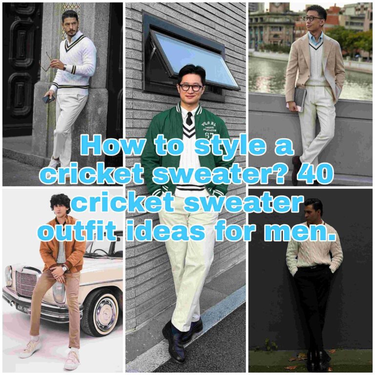 How to wear a cricket sweater? 35 cricket sweater outfits for men ...