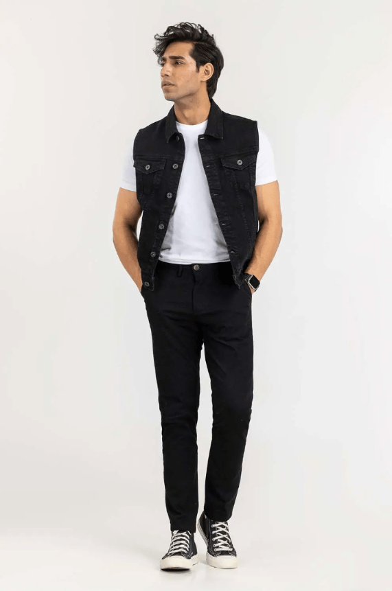 How to style a denim vest? 35+ denim vest outfits for men. - vogueymen.com