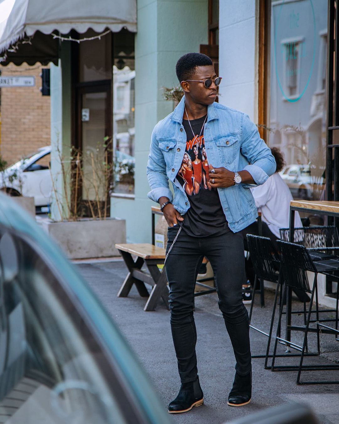 30 light blue denim jacket outfits for men. - vogueymen.com