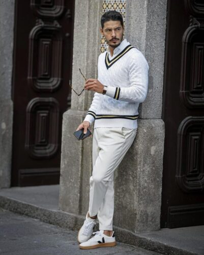 How to wear a cricket sweater? 35 cricket sweater outfits for men ...