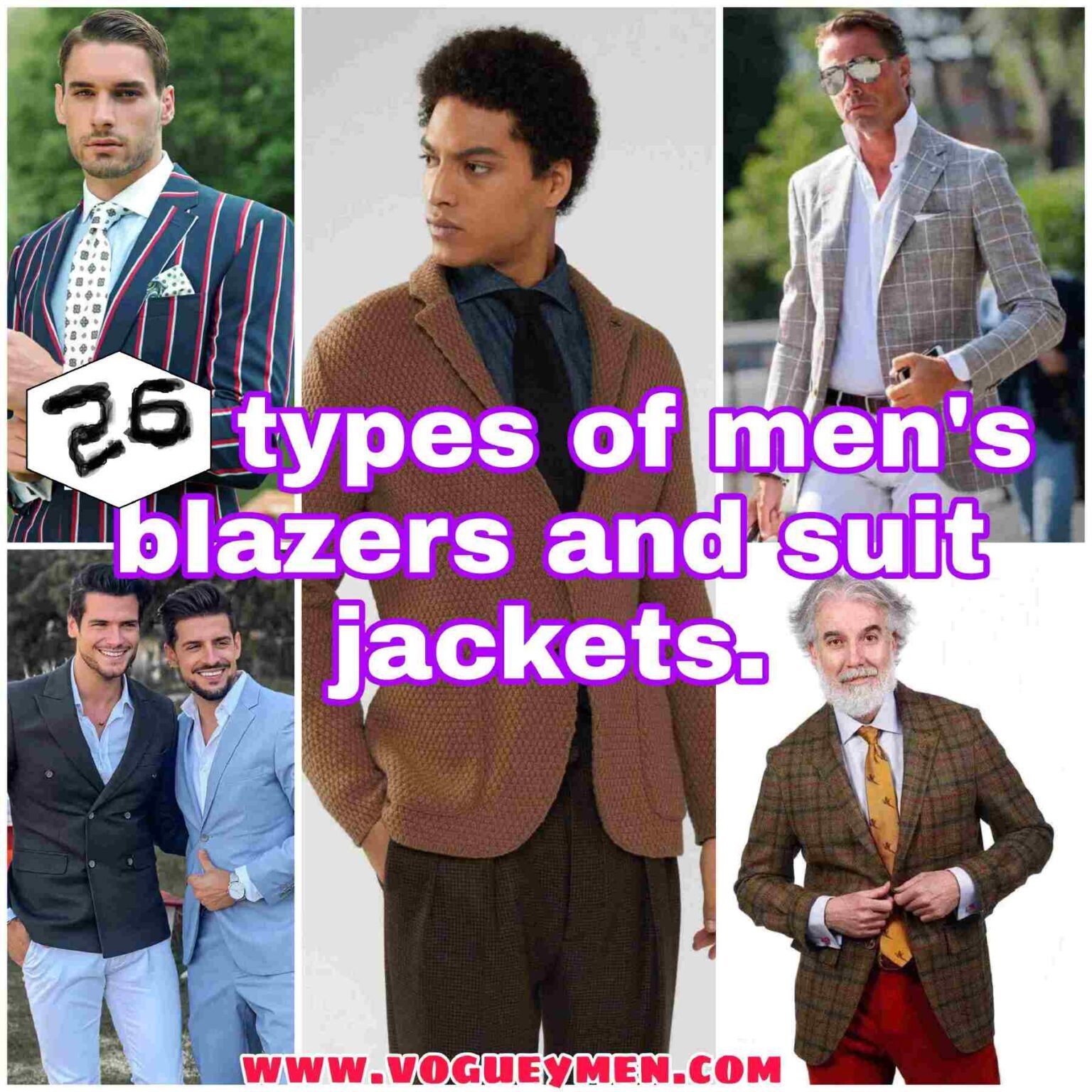 26 types of blazers for men. - vogueymen.com