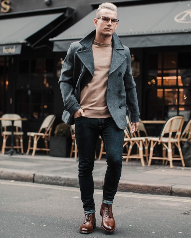 How to style a peacoat? 55 men's peacoat outfits. - vogueymen.com