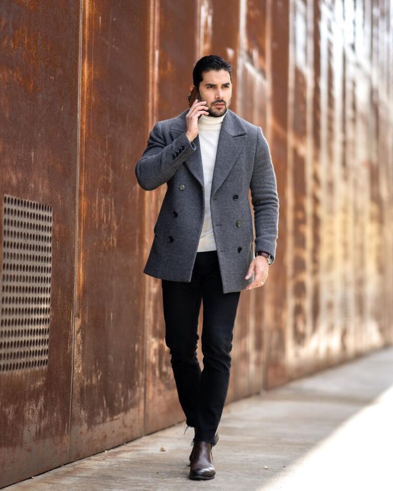 How to style a peacoat? 55 men's peacoat outfits. - vogueymen.com
