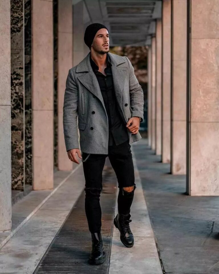 How to style a peacoat? 55 men's peacoat outfits. - vogueymen.com