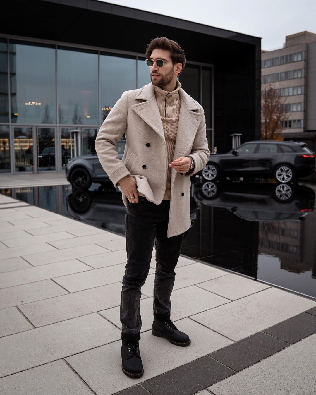 How to style a peacoat? 55 men's peacoat outfits. - vogueymen.com
