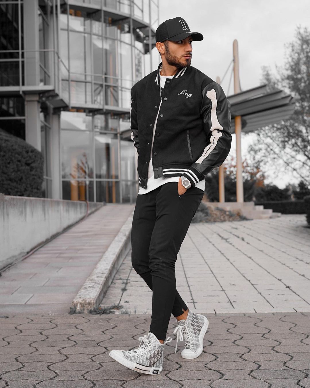 Mastering cool: 43 men's varsity jacket outfits for every occasion ...