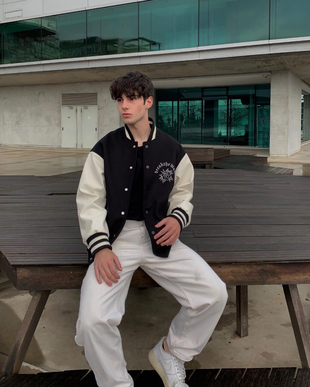 Mastering cool: 43 men's varsity jacket outfits for every occasion ...