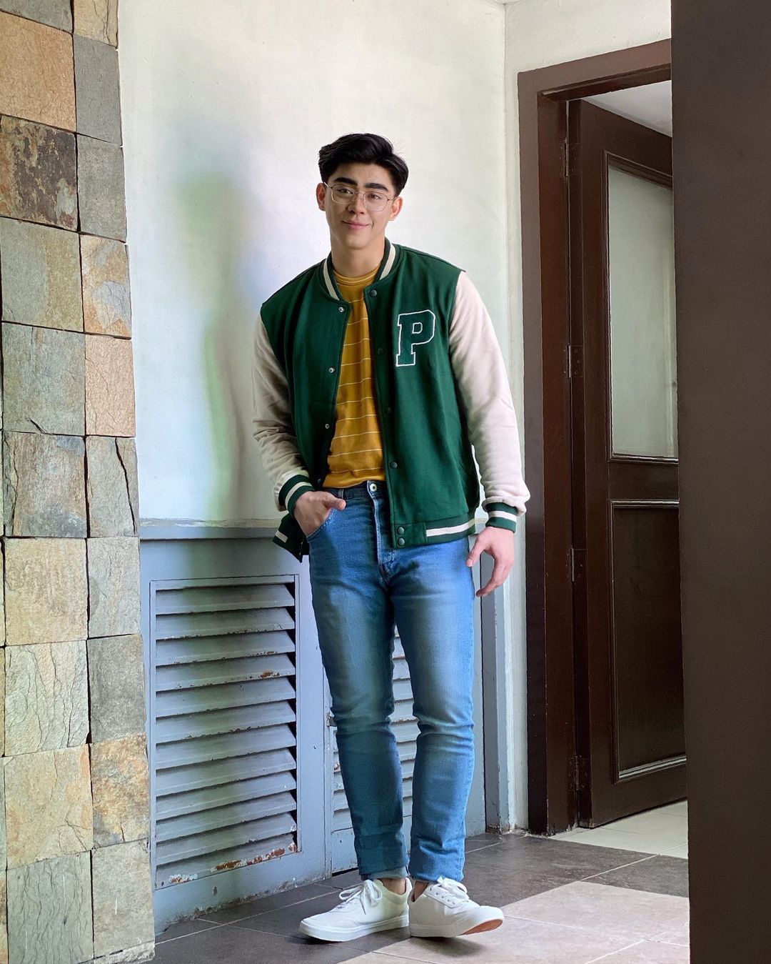 Mastering cool: 43 men's varsity jacket outfits for every occasion ...